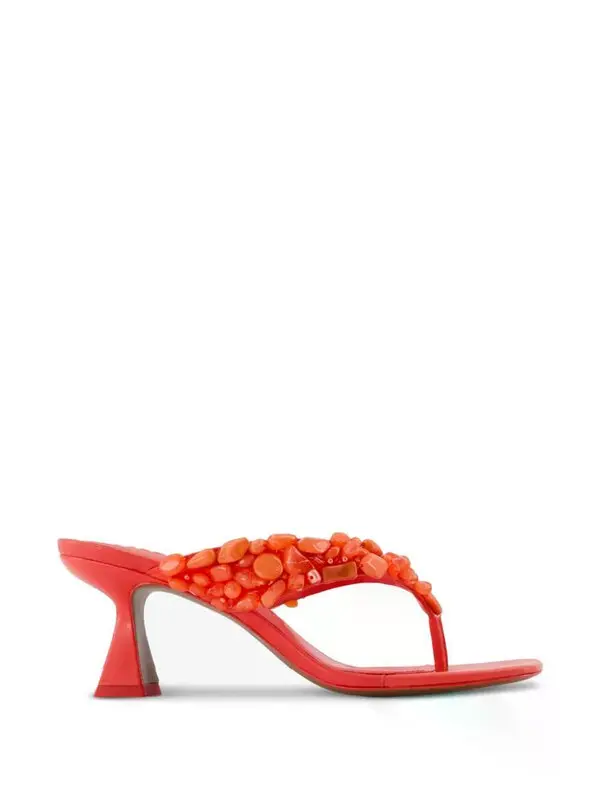 Cult Gaia Abi Bead-embellished Sandals