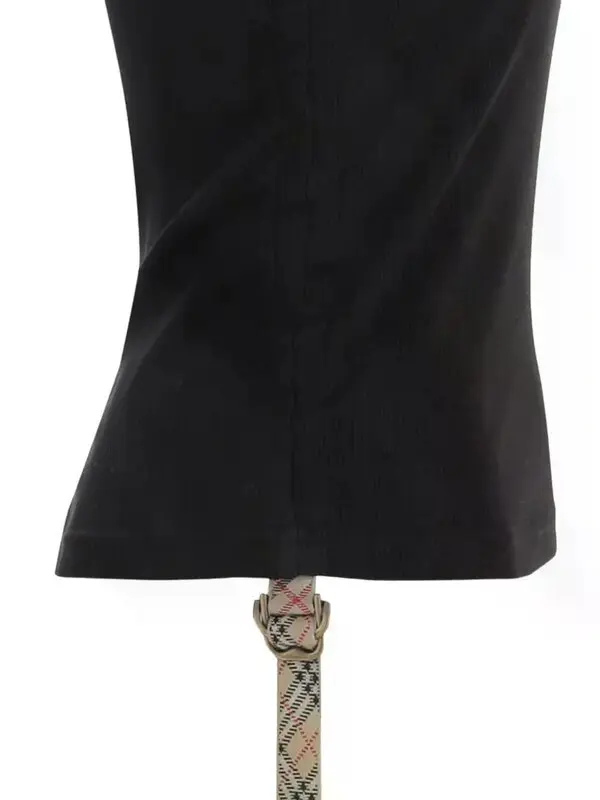 Burberry Side-tie Top - Black