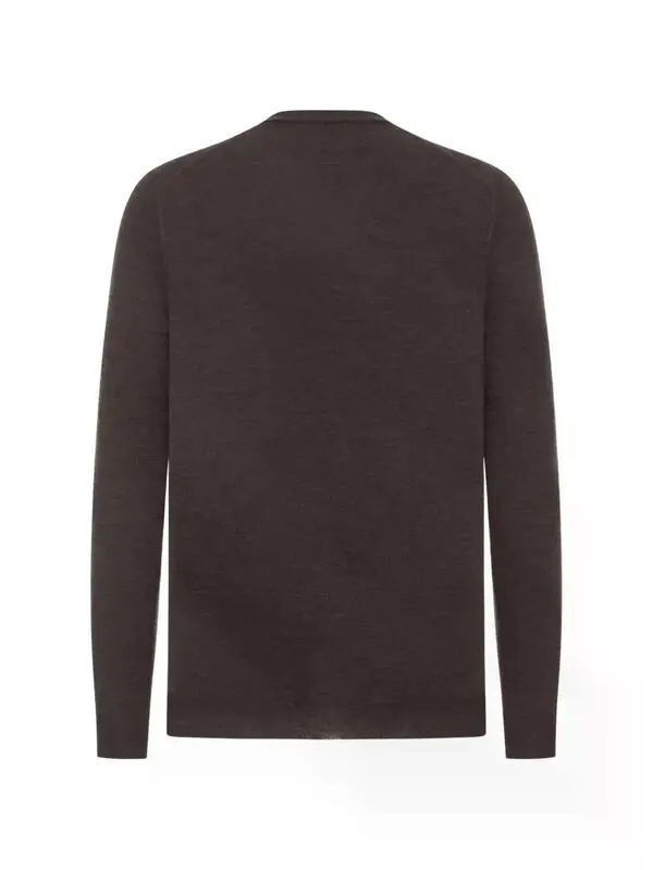 ZANONE V-neck Sweater - Brown