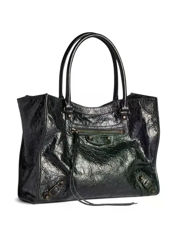 Balenciaga Small Le City Lambskin Tote Bag