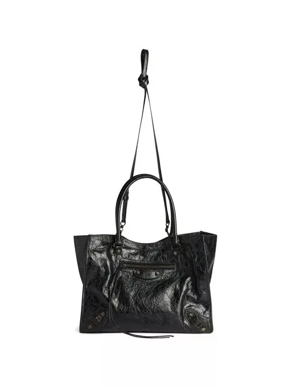 Balenciaga Small Le City Lambskin Tote Bag