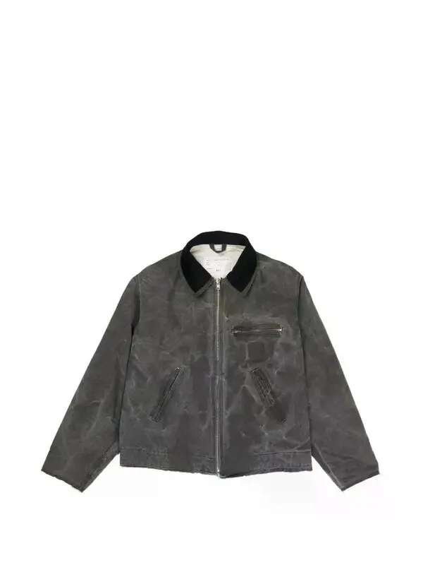 CAMIEL FORTGENS Washed Raw-cut Jacket