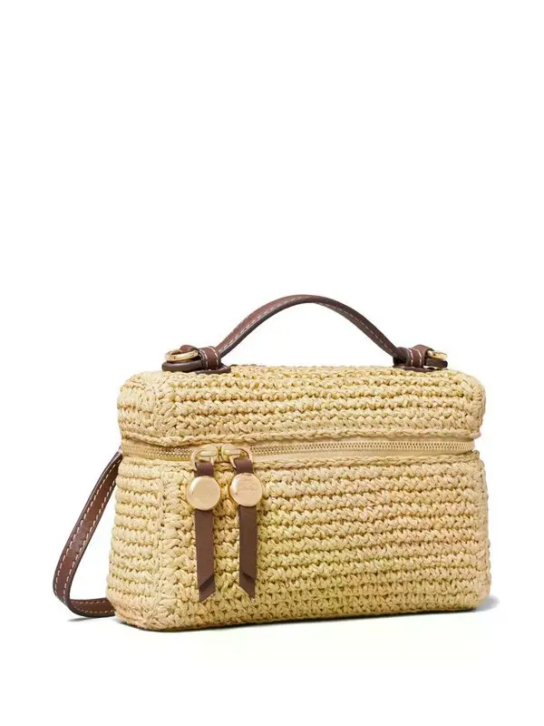 Tory Burch Slim Romy Woven Top Handle Bag