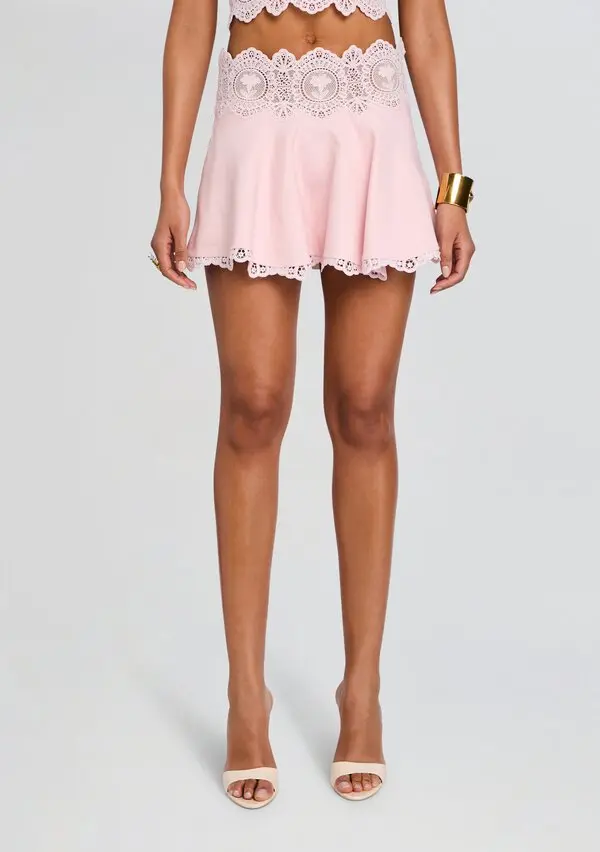 Retrofete Dandie Mini Skirt - Rosa