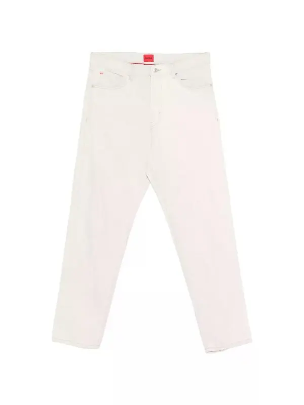BOSS Logo-patch Jeans - Neutrals
