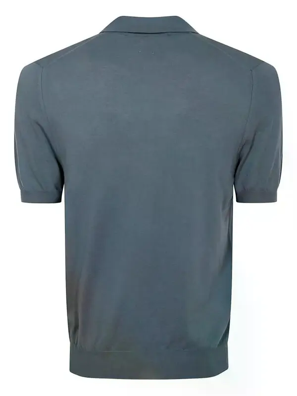Alpha Industries Short-sleeve Cotton Polo Shirt - Blue