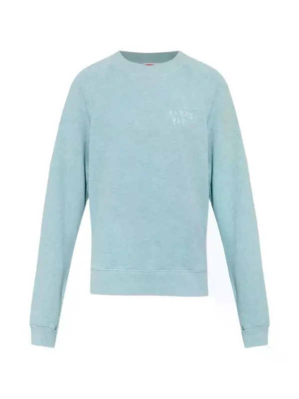 Kenzo Boke Heart Logo-embroidered Sweater - Blue