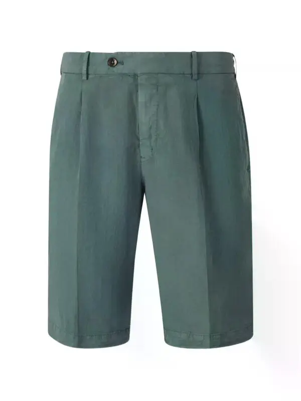 PT TORINO Pleated Shorts - Green
