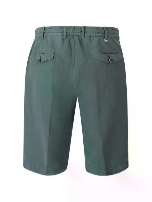 PT TORINO Pleated Shorts - Green