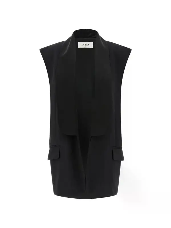 DI.LA3 PARI' Shawl-collar Vest