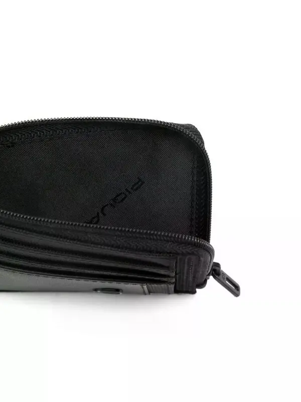 PIQUADRO Logo Plaque Wallet