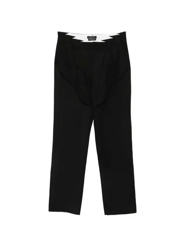 JUNTAE KIM Gathered Corset Slacks - Black