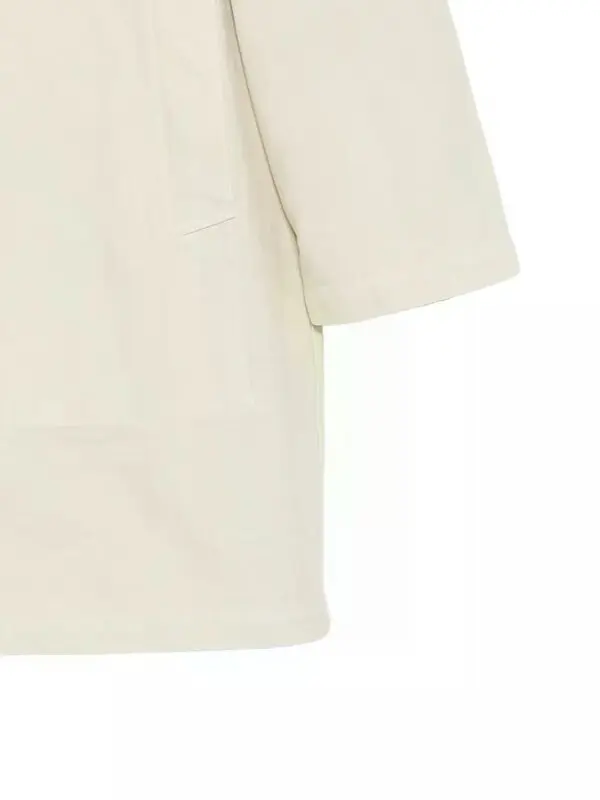Auralee Collared Organic Cotton Twill Coat