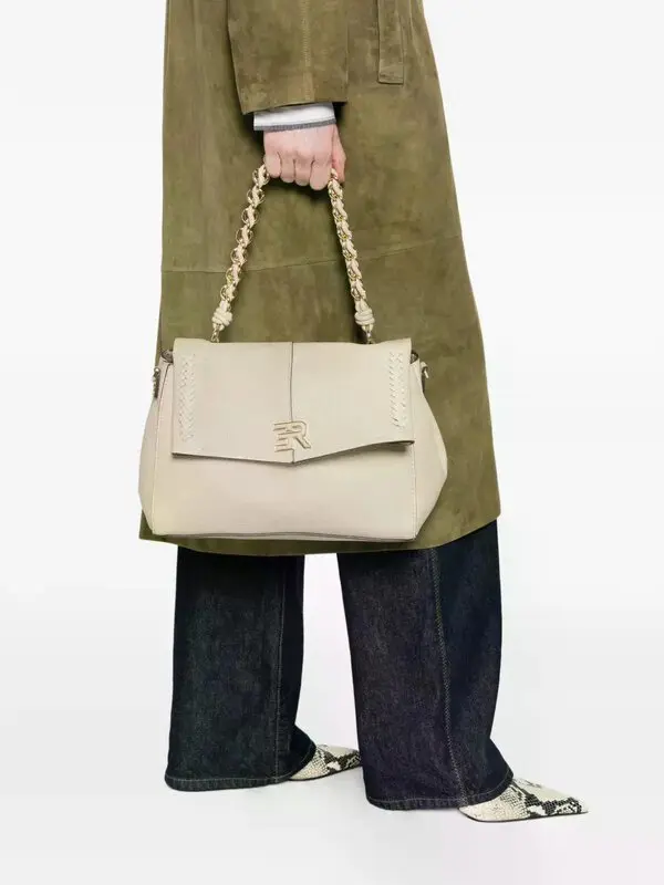 ERMANNO FIRENZE Braided-chain Shoulder Bag