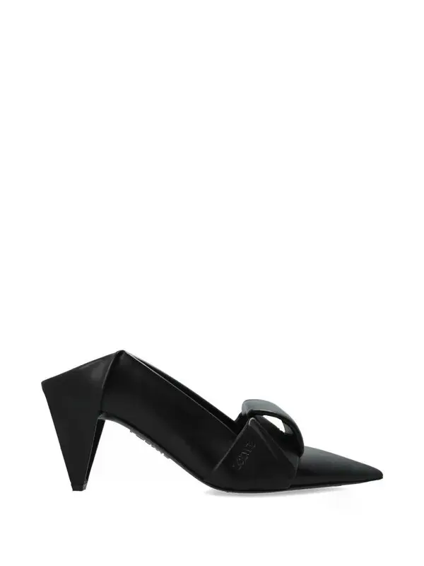 Loewe Origami Leather Pumps - Black