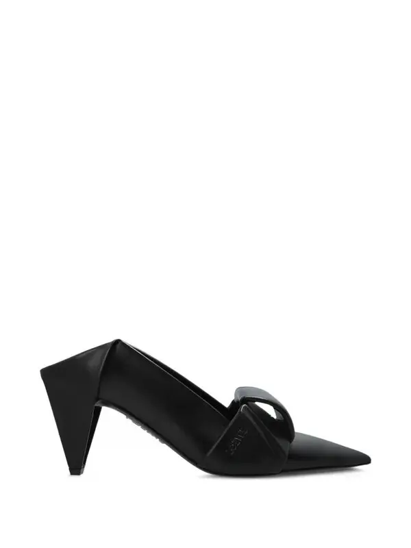 Loewe Origami Leather Pumps - Black