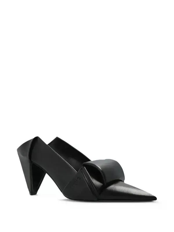 Loewe Origami Leather Pumps - Black