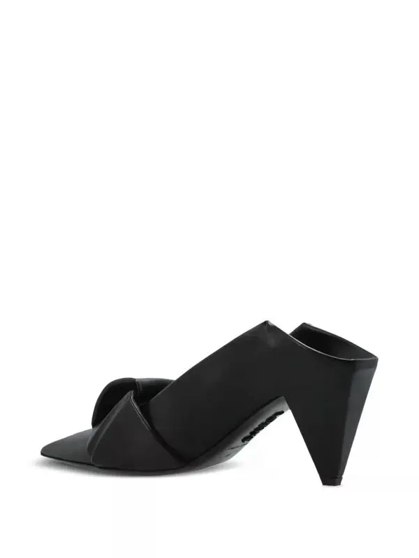 Loewe Origami Leather Pumps - Black