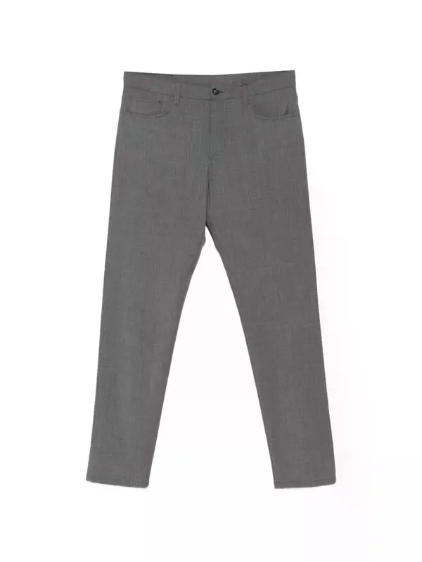 Canali Belt-loops Trousers - Grey