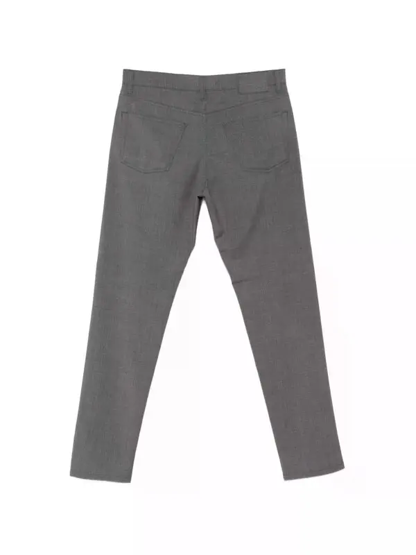 Canali Belt-loops Trousers - Grey