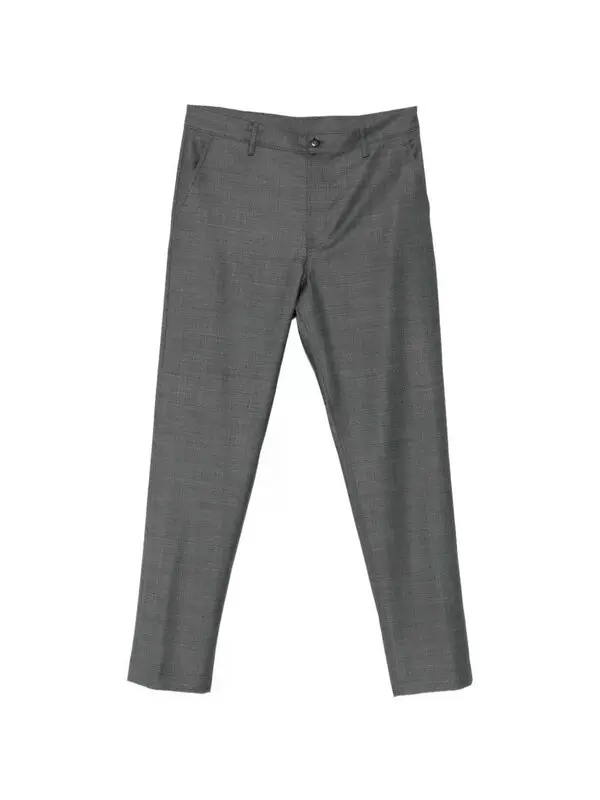 Canali Button-fastening Trousers - Grey