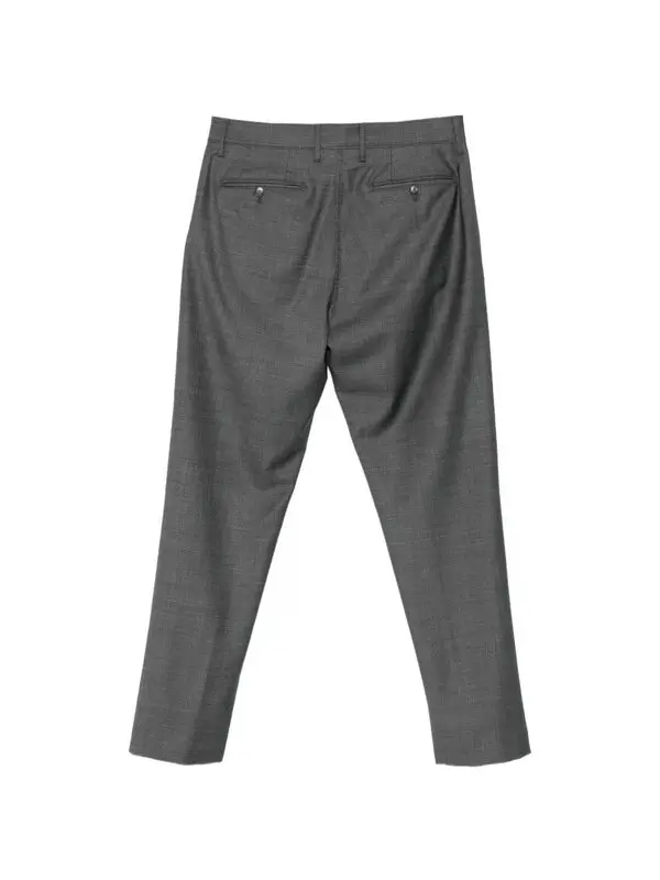 Canali Button-fastening Trousers - Grey