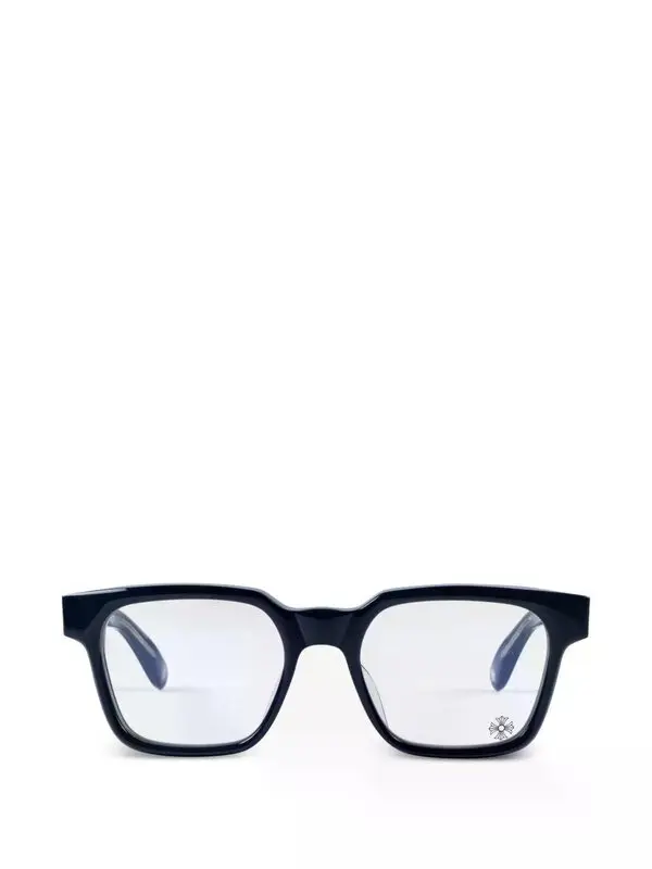 Chrome Hearts Rectangle Frame Eyeglasses - Blue