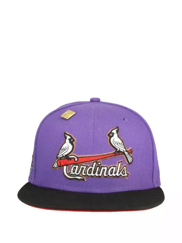 New Era 59fifty Cardinals Patch Baseball Cap - Purple