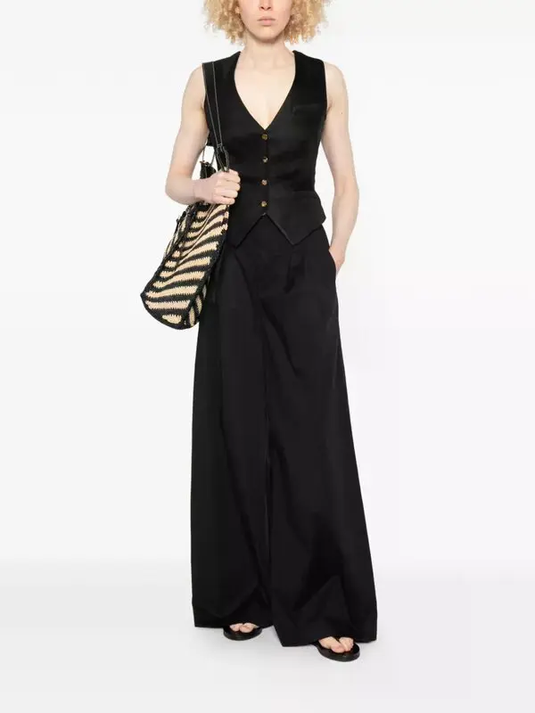 TWINSET Wide-leg Trousers - Black