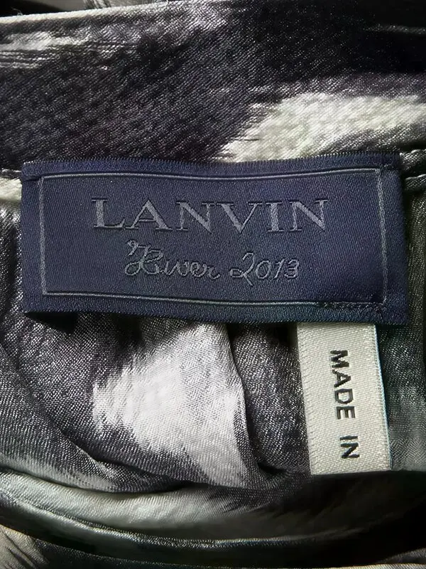 LANVIN Leopard-print Silk Shirt