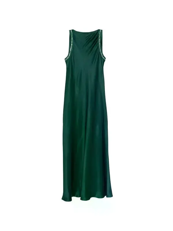 Antonelli Firenze Marcus Sequin-embellished Maxi Dress - Green
