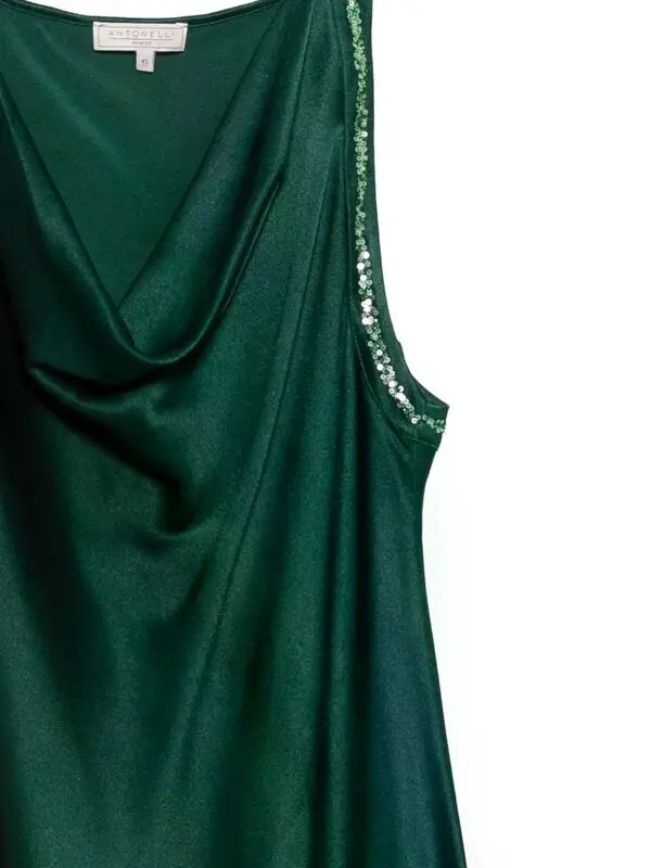 Antonelli Firenze Marcus Sequin-embellished Maxi Dress - Green