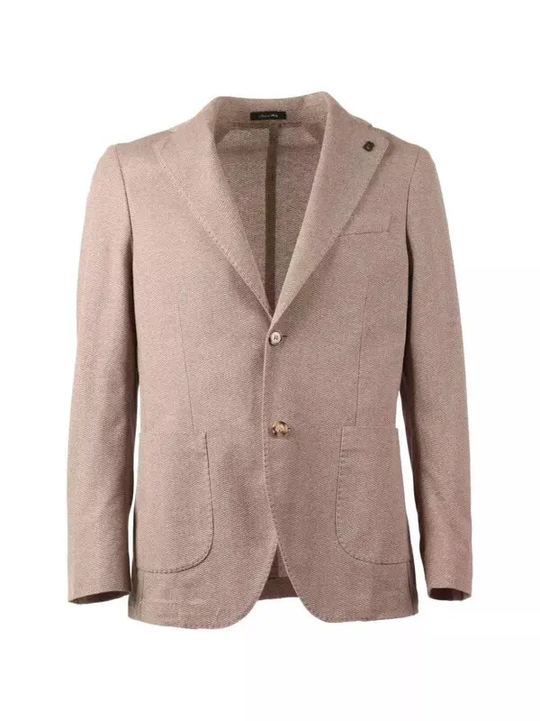 BRERA Single-breasted Blazer - Neutrals