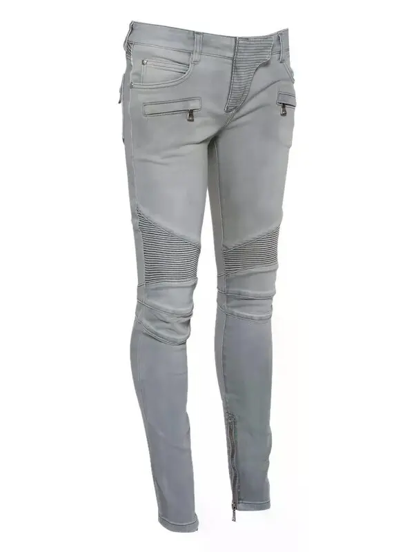 Balmain Panelled Design Jeans