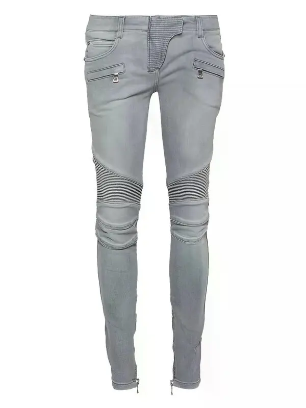 Balmain Panelled Design Jeans