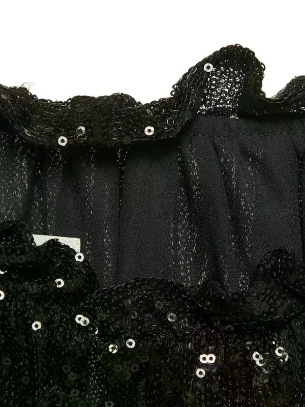 INGIE PARIS Sequin-embellished Blouse