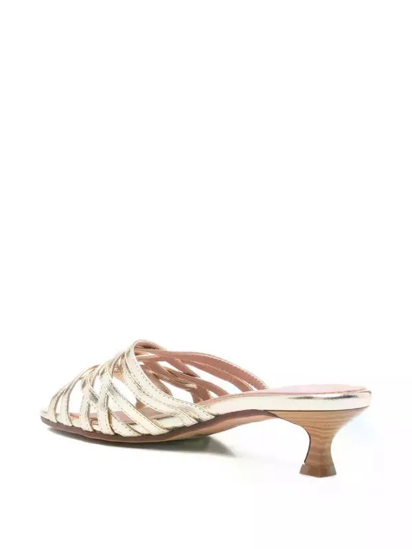 CARMENS Leather Sandals - Gold