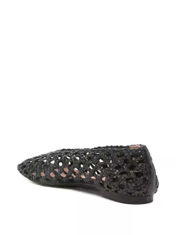 CARMENS Square-toe Ballet Flats - White