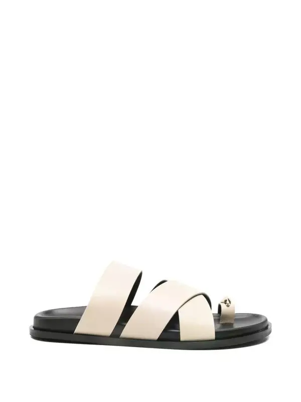 CARMENS Ring-detail Sandals - Neutrals