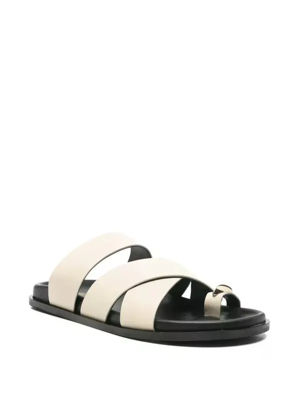 CARMENS Ring-detail Sandals - Neutrals
