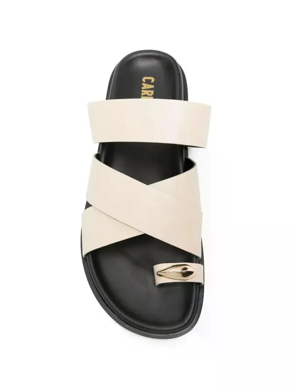 CARMENS Ring-detail Sandals - Neutrals