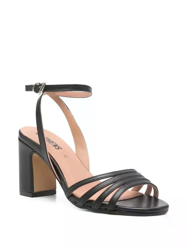 CARMENS Leather Sandals - Black