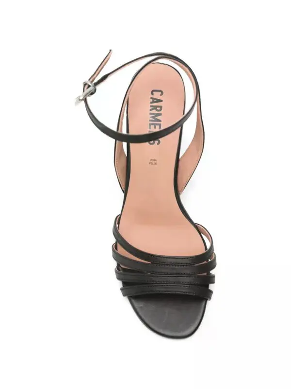 CARMENS Leather Sandals - Black