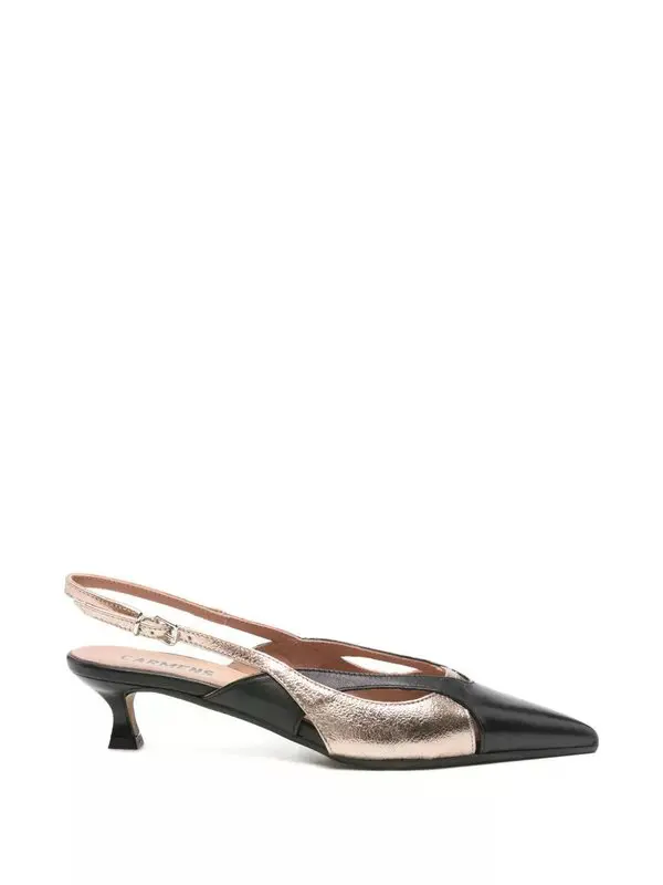 CARMENS Pointed-toe Mules - Black