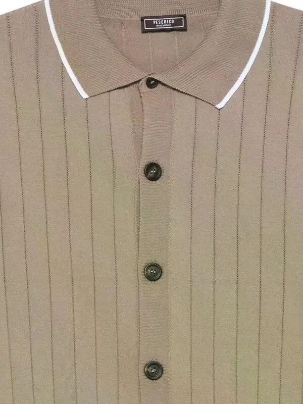 Peserico Ribbed Buttoned Shirt