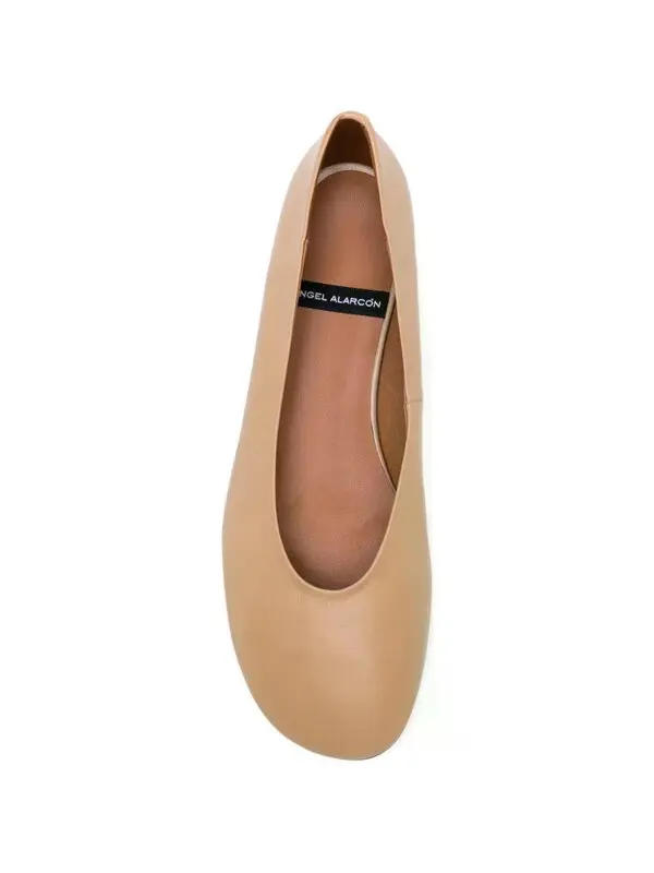 ANGEL ALARCON Moore Leather Ballet Flats