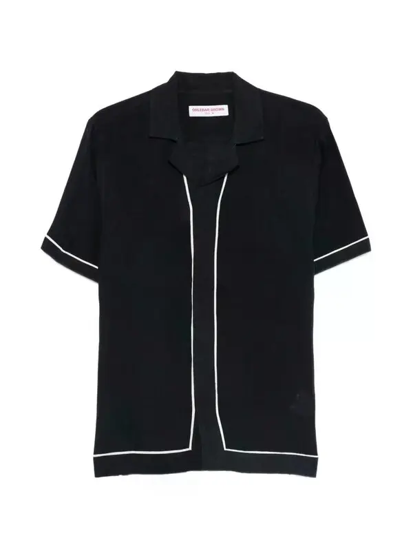 Orlebar Brown Short-sleeve Piped Shirt