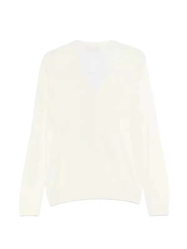 Alpha Studio Button V-neck Cardigan - Neutrals