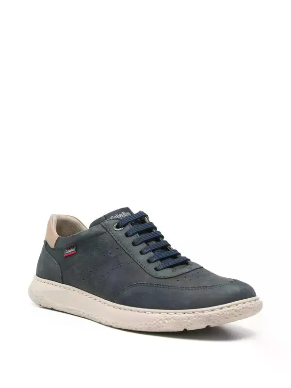 CALLAGHAN Lace-up Leather Sneakers - Blue