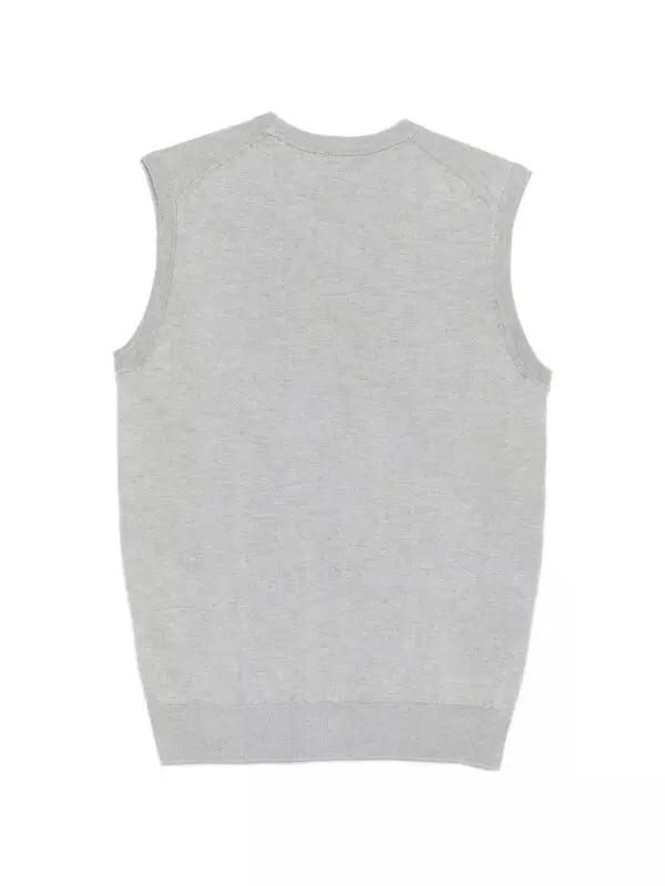 Alpha Studio Sleeveless Knitted Top - Grey